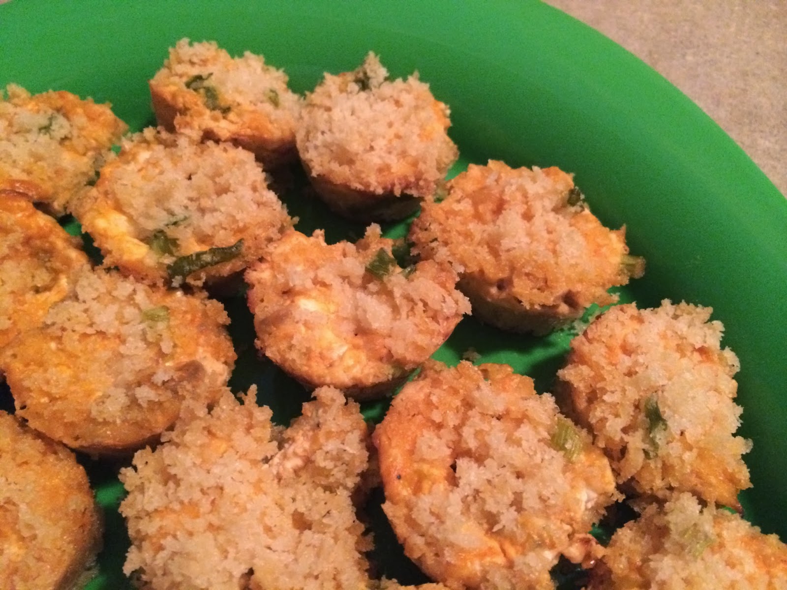 Na-vigating a Cl-uttered K-itchen: Mini Buffalo Chicken Muffins