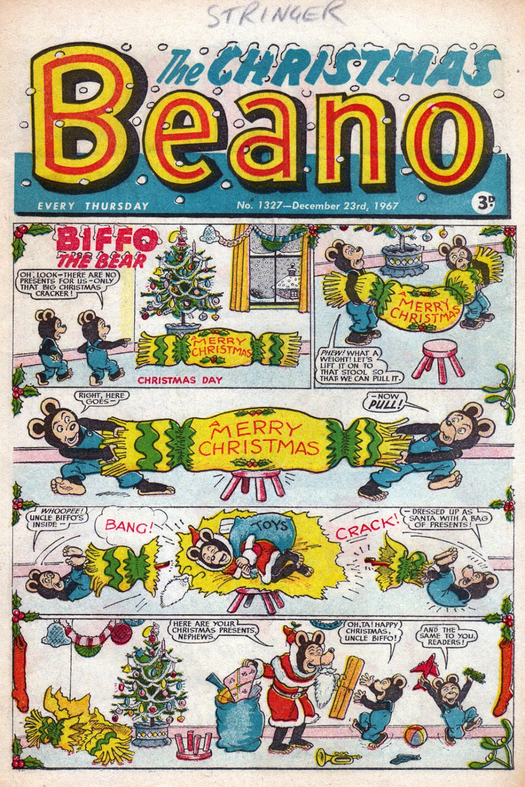 BLIMEY! The Blog of British Comics: The Christmas BEANO (1967)