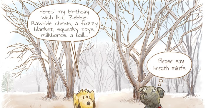 The Dancing Moose: Latest Gwen & Doozy cartoon: Birthday wish list