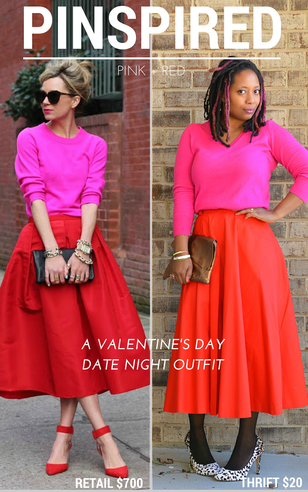 Pinspired Pink + Red | Thriftanista in the City
