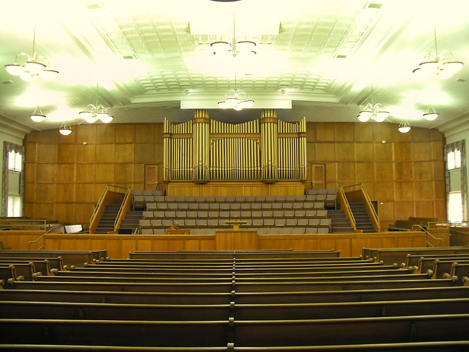 Historic LDS Architecture: Alpine Tabernacle: Interior