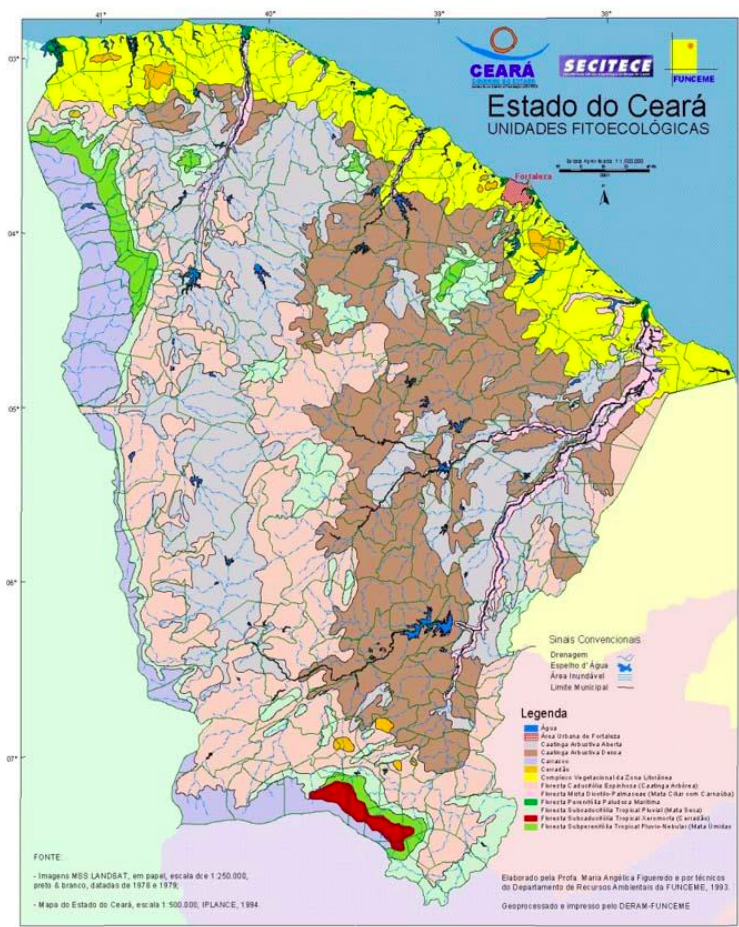 Mapas do Estado do Ceará