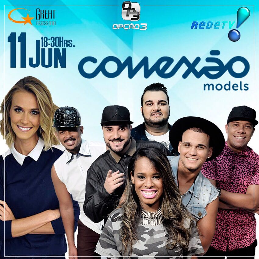 Grupo Opção 3 participa do Conexão Models da RedeTV neste domingo (11)