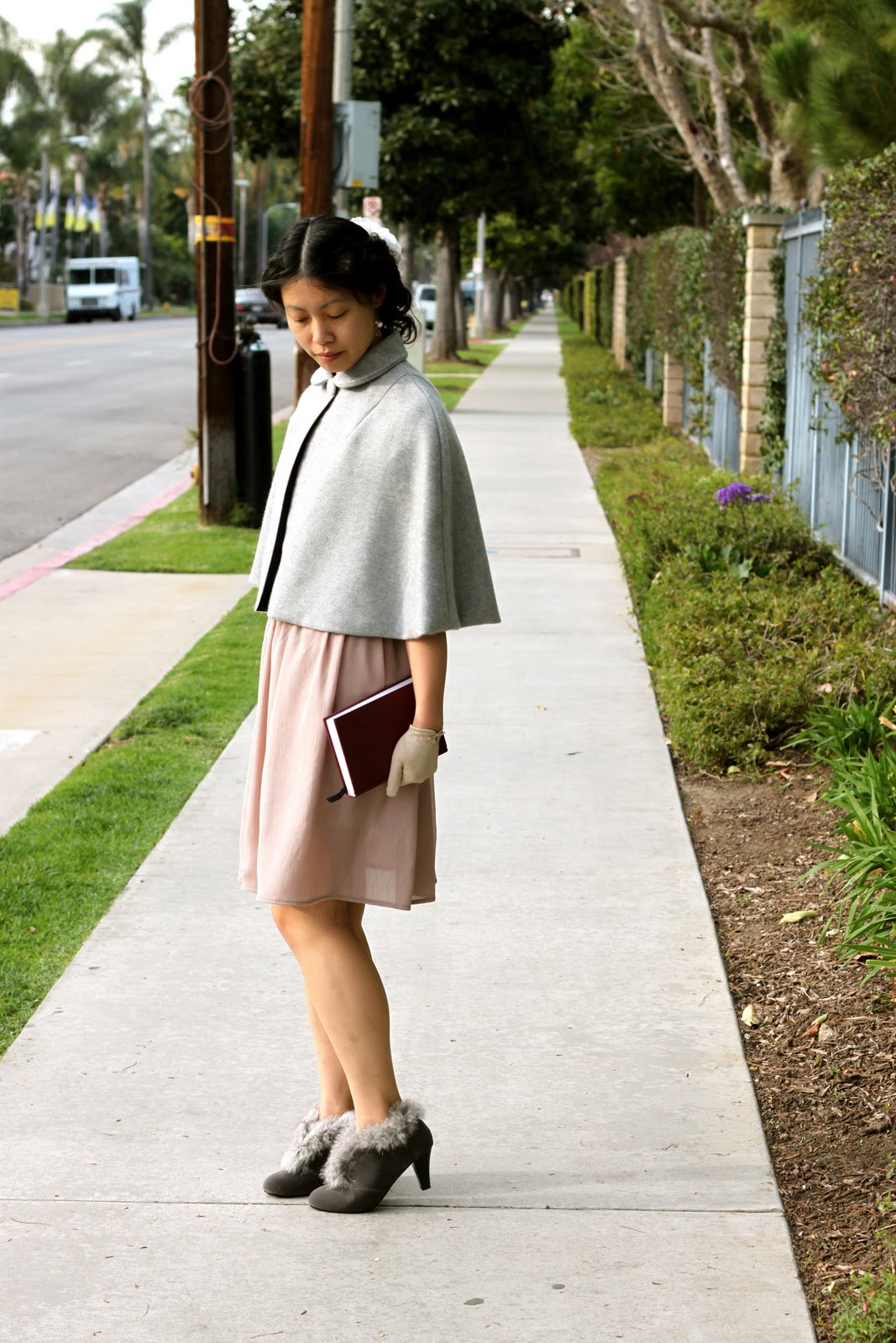 Cation Designs: Refashioned Cashmere Shawl into Capelet