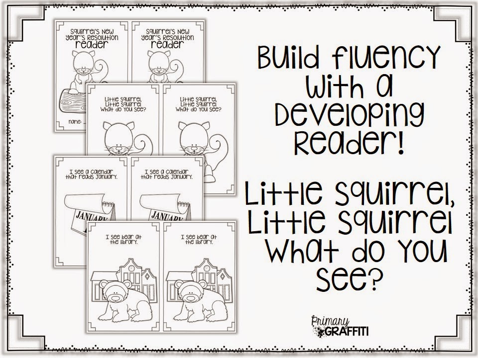 Primary Graffiti: Squirrel's New Year's Resolution {Book Companion}