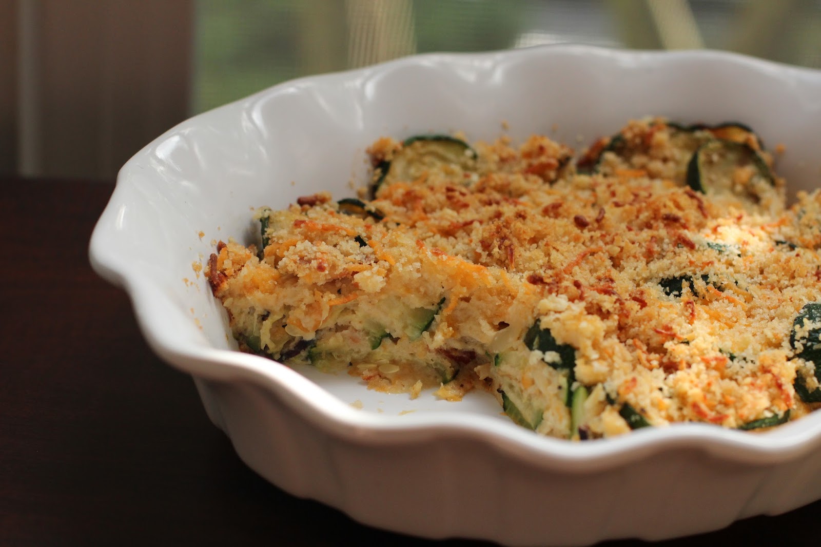 An Open Cookbook: Cheesy Zucchini Casserole