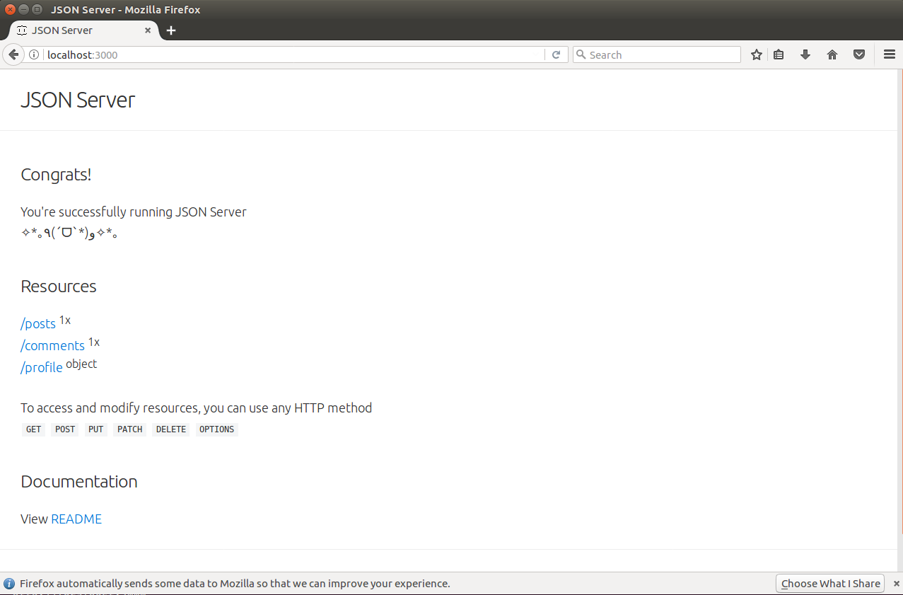 [REST] JSON Server on Ubuntu 16.04