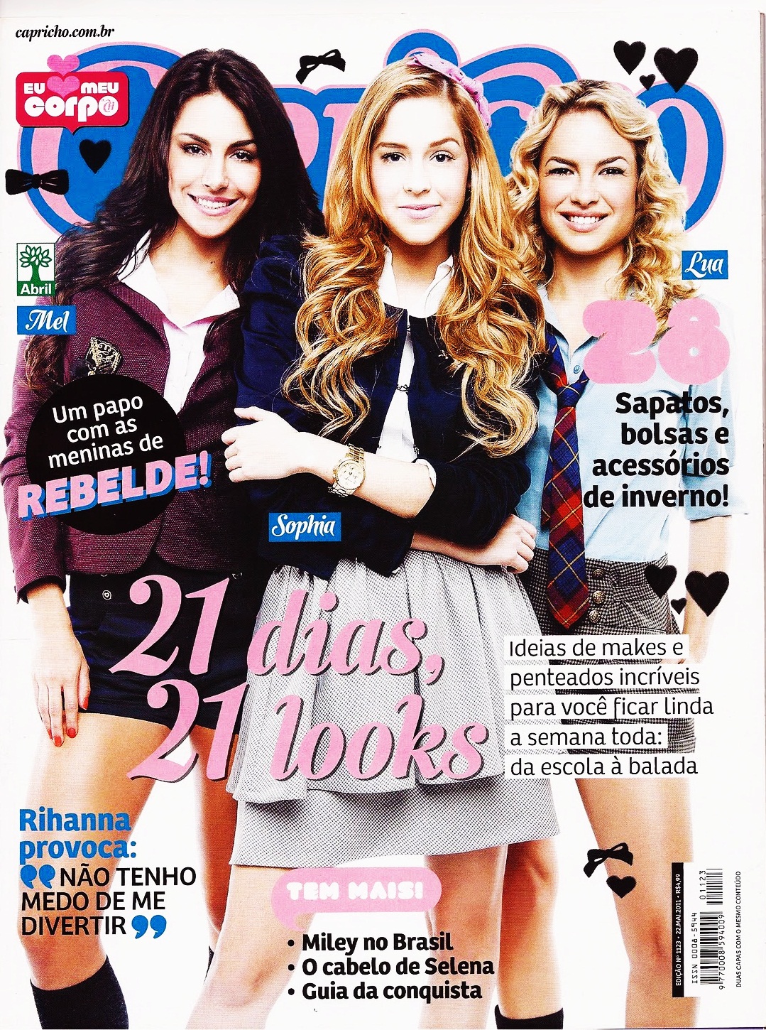 Os Rebeldes na "Capricho". DE NOVO ! | O melhor de Rebelde, da Record ...