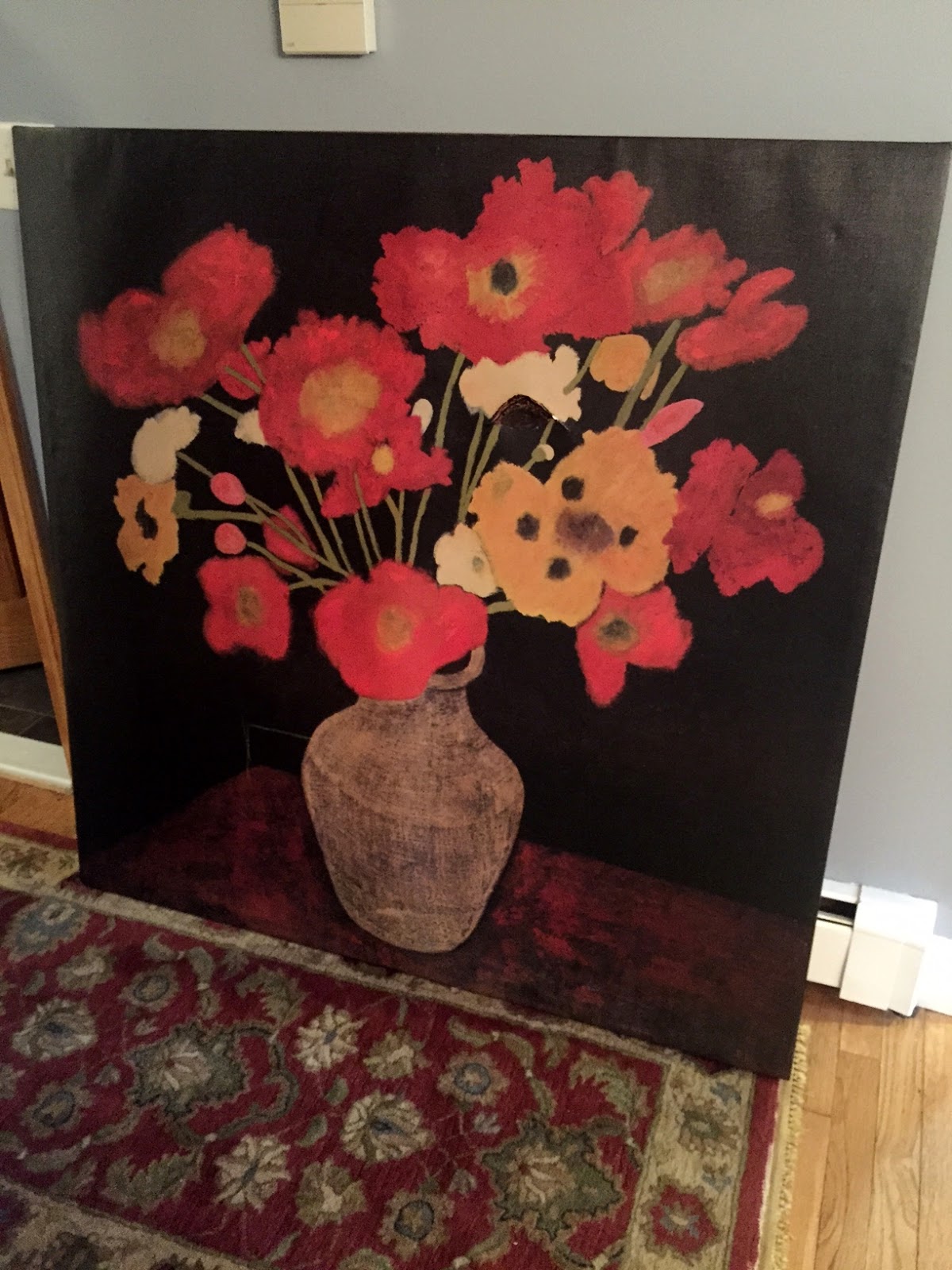 While I Linger: Upcycled Canvas