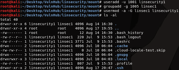 Lin.Security: 1 - VulnHub Box