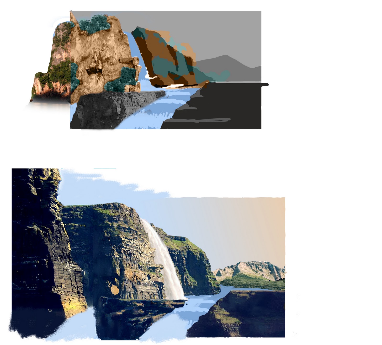 Derek's Art: My first matte painting