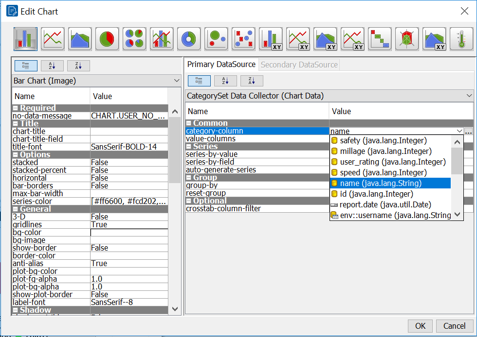 ITFinities.Com: Pentaho Report Designer การสร้าง Chart