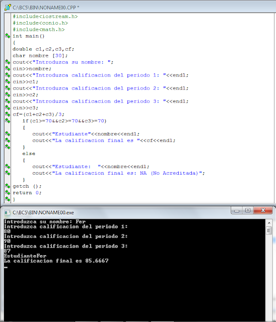 Fundamentos de programación. : Ejercicio clase 3 OCTUBRE 2013