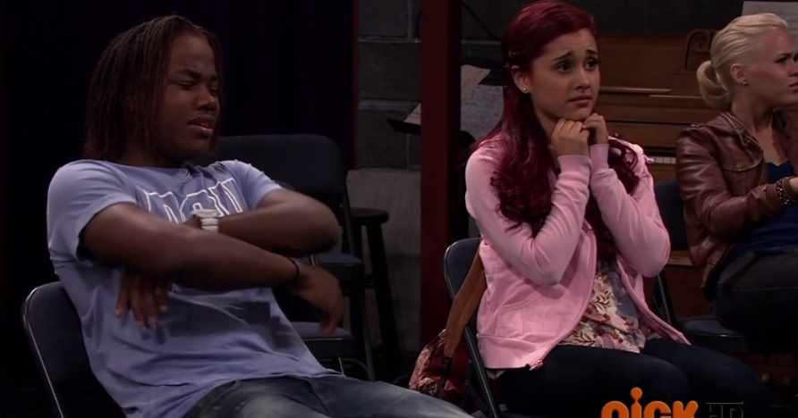 Snap Shots: Victorious: The Slap Fight - Leon Thomas and Ariana Grande