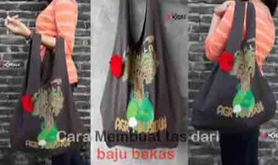 Cara Membuat Tas Unik Sederhana Dari Baju Bekas