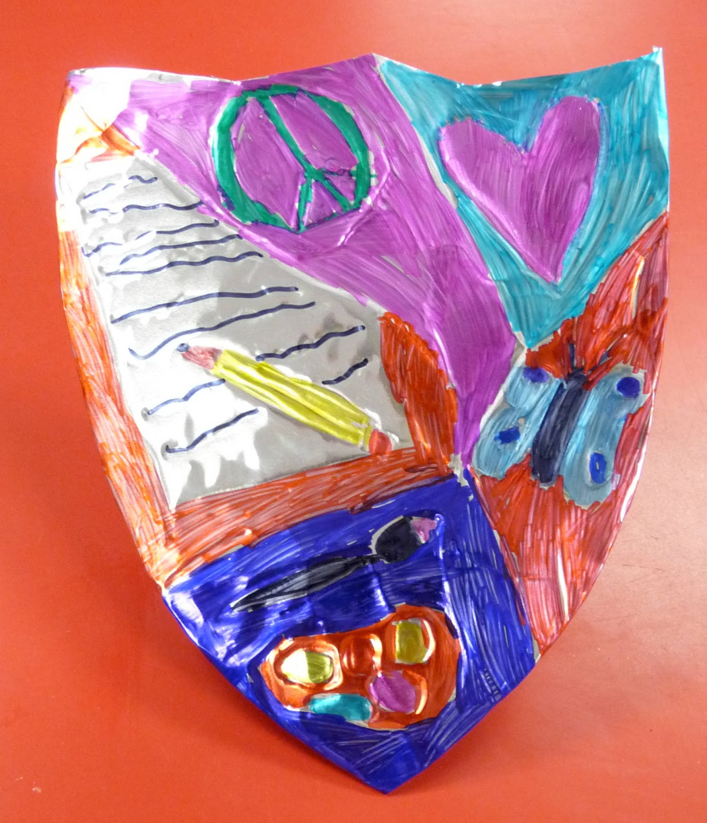 Art. Paper. Scissors. Glue!: Personal Shields