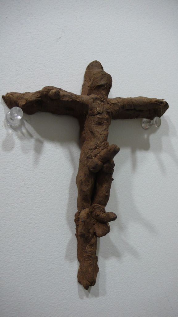 Aron Namenwirth: Jesus Christ on cross with erection
