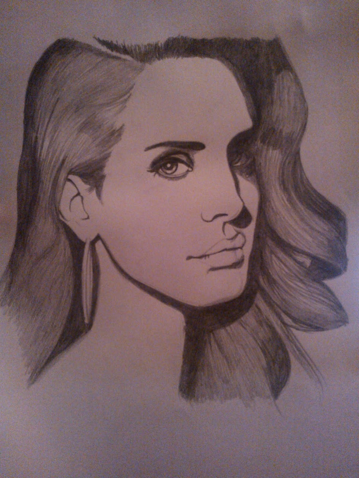 Musaenfuga: PROCESO DEL DIBUJO DE LANA DEL REY