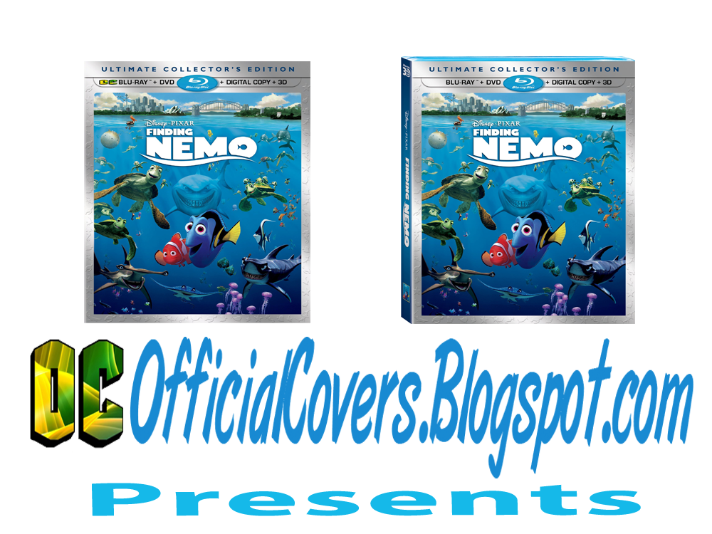 Latest Bluray & HD Covers: Finding Nemo 3D (2012) Hollywood Movie ...
