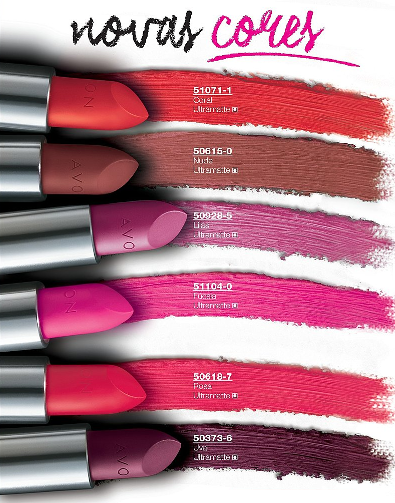 Avon apresenta 6 novas cores dos batons Ultramatte | À vontade | Blog