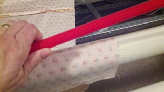 Liz B. Quilting : My New Quilt Loading System - The Red Snapper!