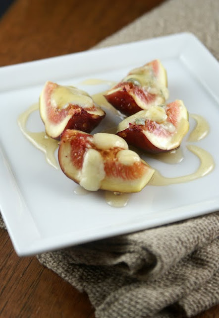 Authentic Suburban Gourmet: Warm Figs with Gorgonzola and Honey