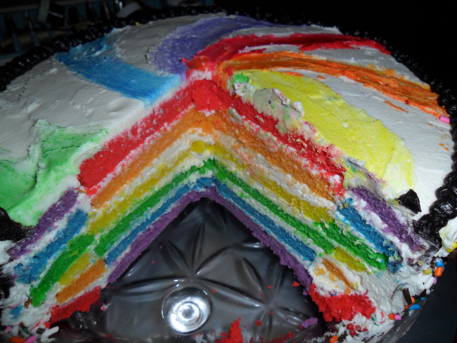 The NomNomNomicon: Johnny's Rainbow Magic Cake