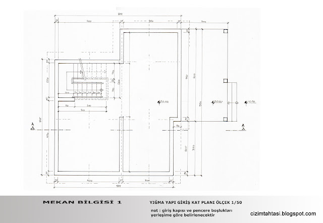 TASARIMDA ESKİZ ÇİZİM VE RENKLENDİRME : MEKAN BİLGİSİ 1 PLAN, KESİT ...