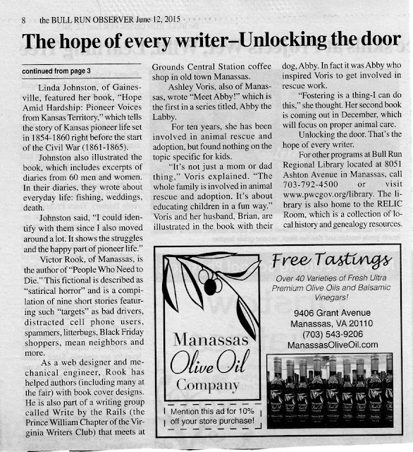 Bull Run Observer Covers Local Author Fair