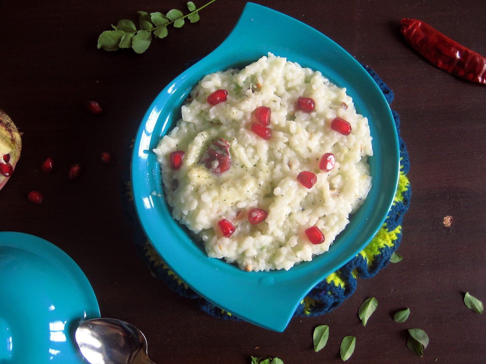 madhuri's kitchen: Flavored Curd Rice / Daddojanam Recipe