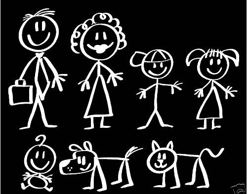 Partners In Blogging: THE EXPLOSION OF THE STICK FIGURE FAMILIES