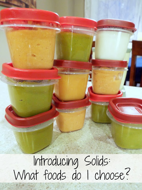 All The Pretty Things: Introducing Solids: What Foods do I Choose?