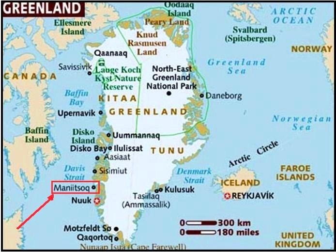 Ultima Thule: Maniitsoq , ex- Sukkertoppen, the Venice of Greenland