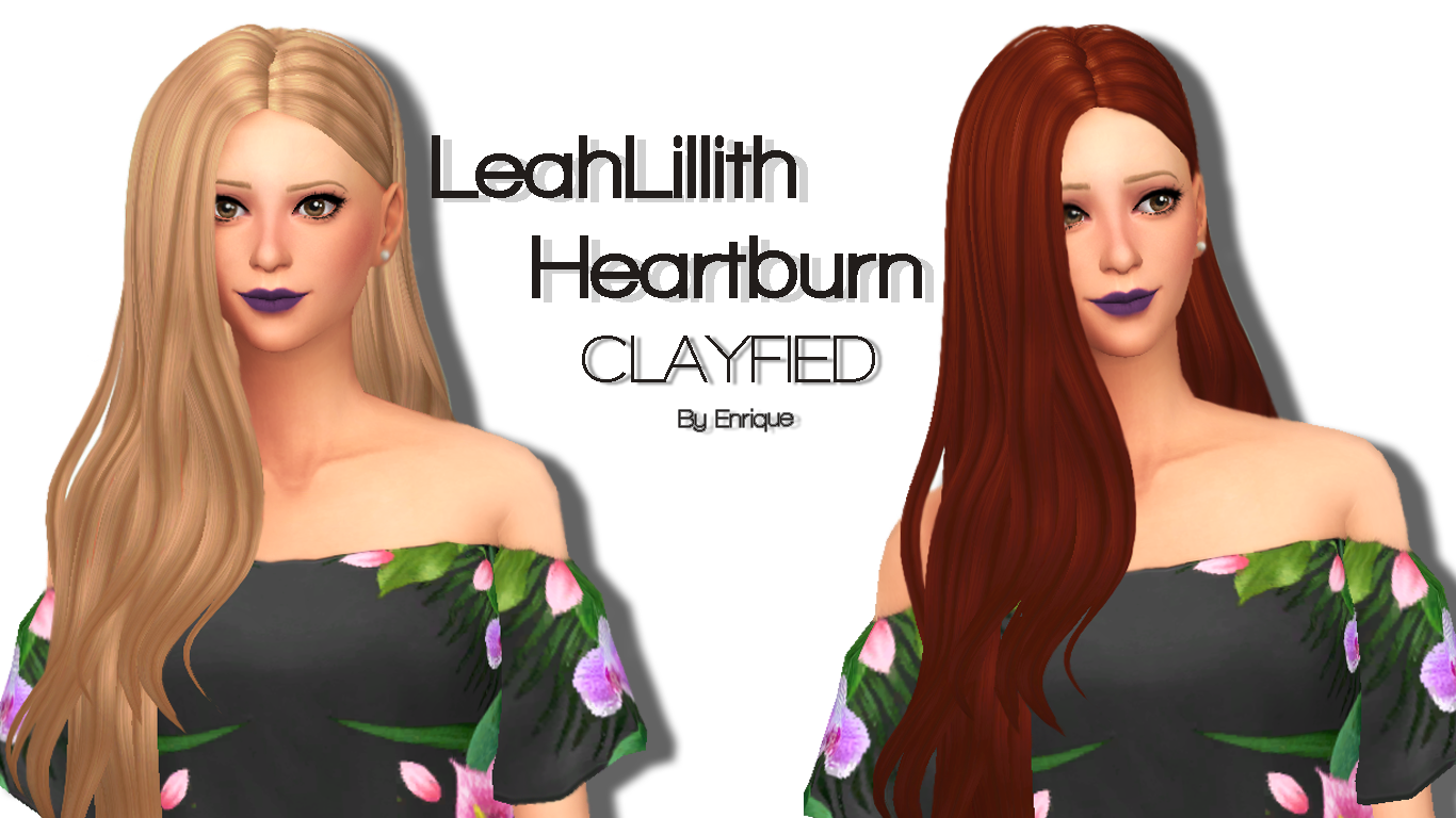 My Sims 4 Blog Leahlillith Heartburn Hair Clayified By Enrique
