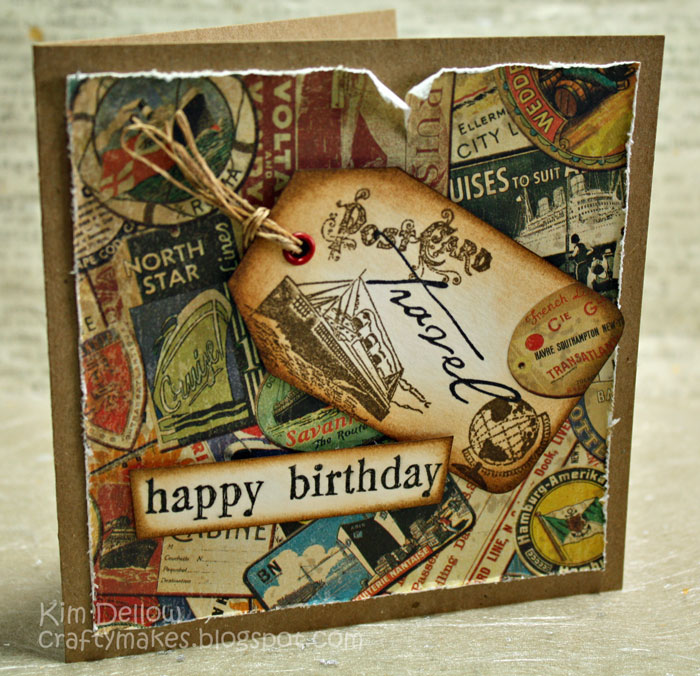 Travel Happy Birthday Card