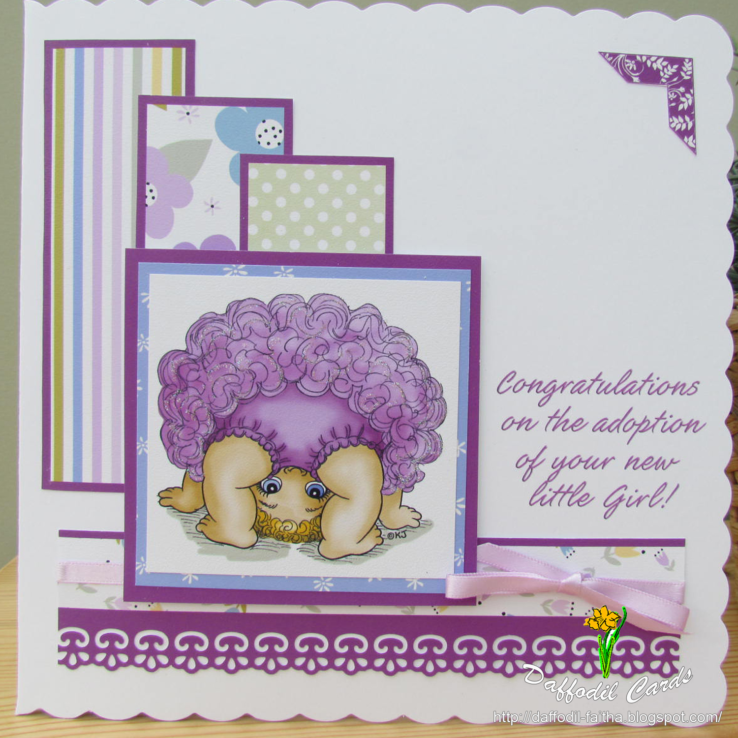 Daffodil Cards: Adoption card