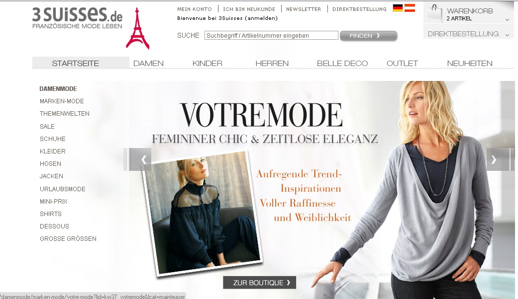 3suisses Online Shop Deutschland
