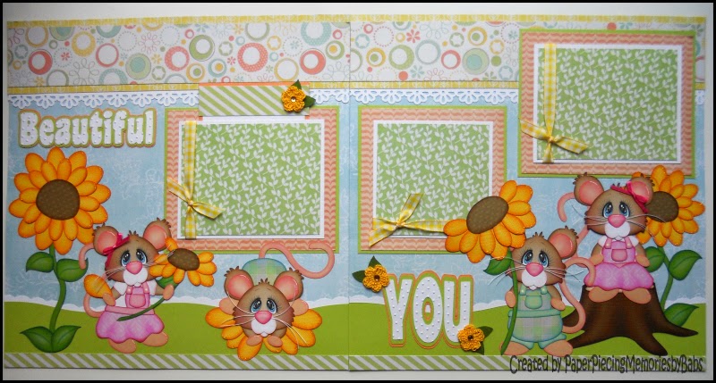 PAPER PIECING MEMORIES BY BABS: Beautiful YOU