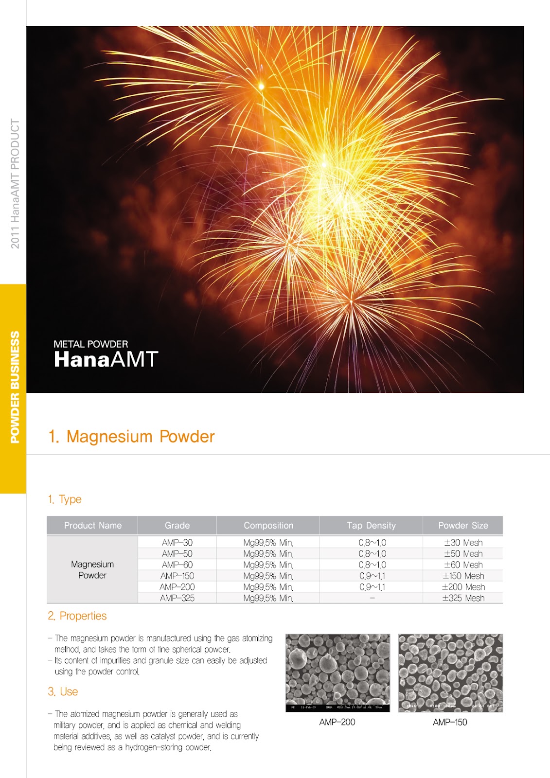 Atomized Magnesium Powder by HanaAMT: Mg Powder maker _ Catalogue of ...