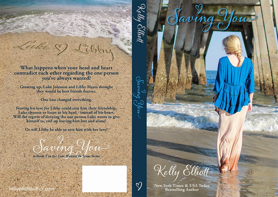 Author Kelly Elliott: SAVING YOU COVER REVEAL and CONTEST!!!!