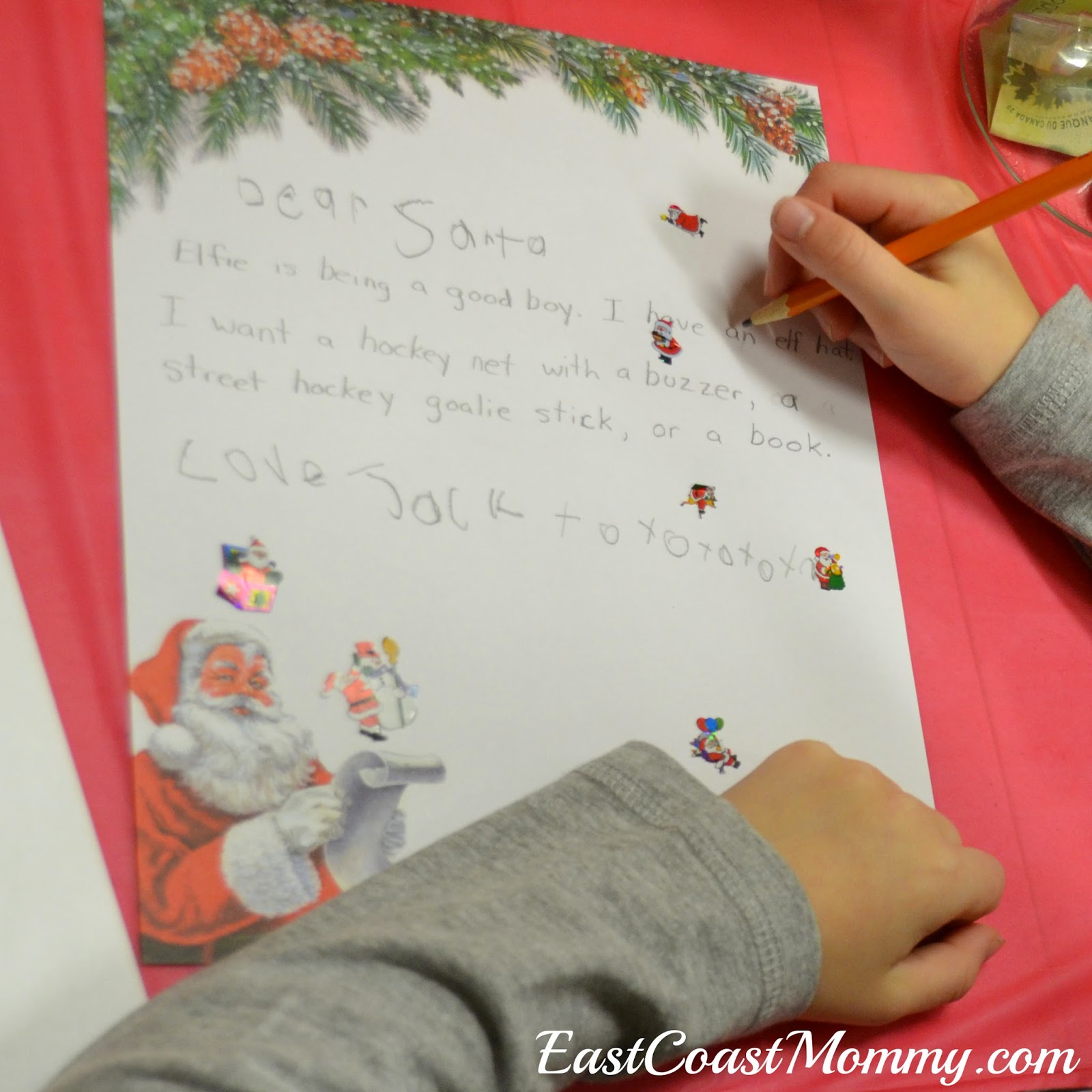 East Coast Mommy: Letter Writing to Santa Party