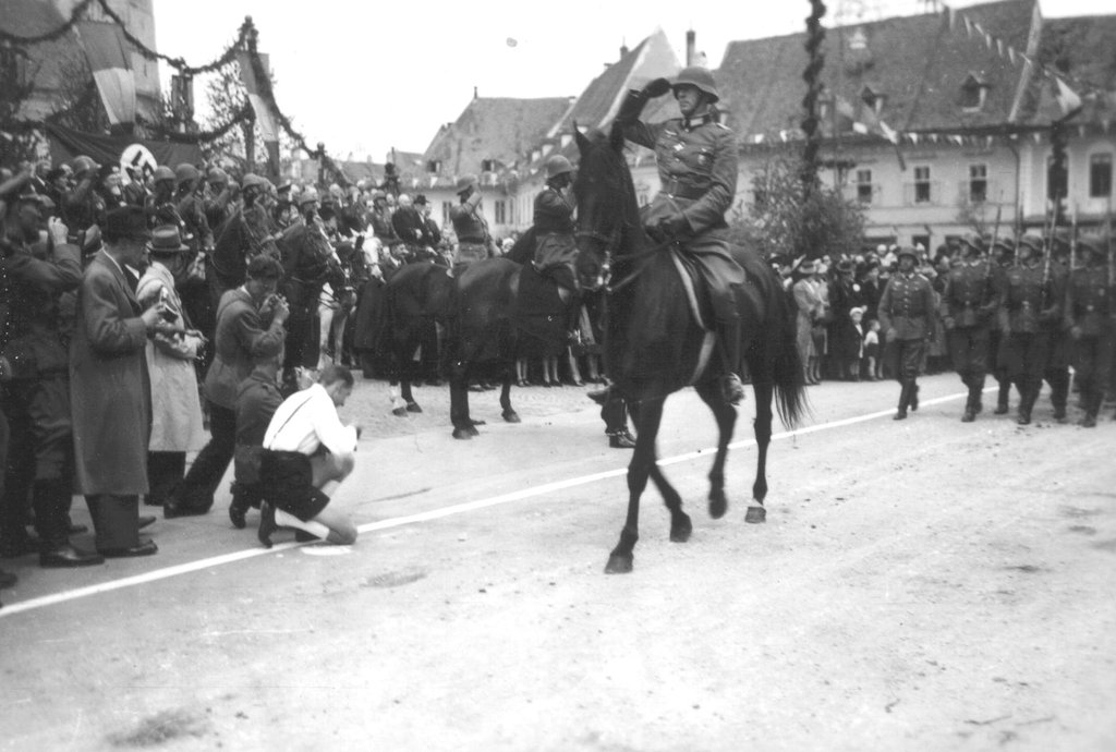 Imagini inedite cu Sibiu din Cel de-al Doilea Razboi Mondial