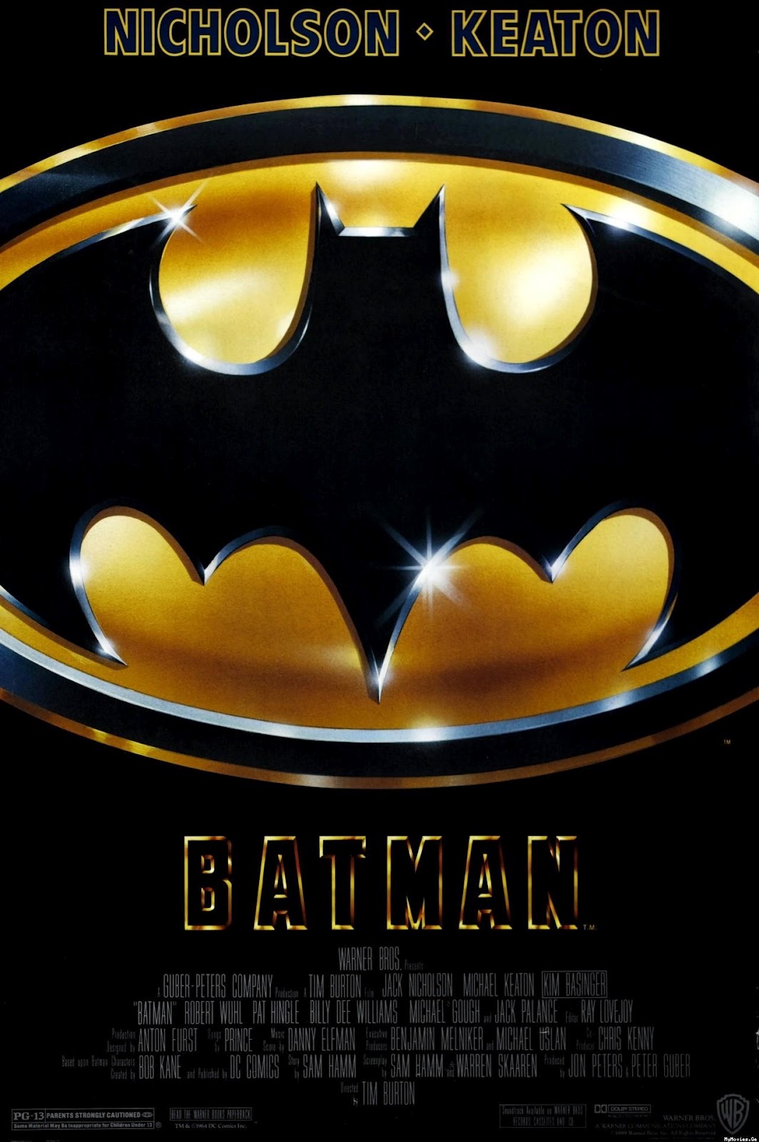 The Geeky Nerfherder: Movie Poster Art: Tim Burton's Batman (1989 ...