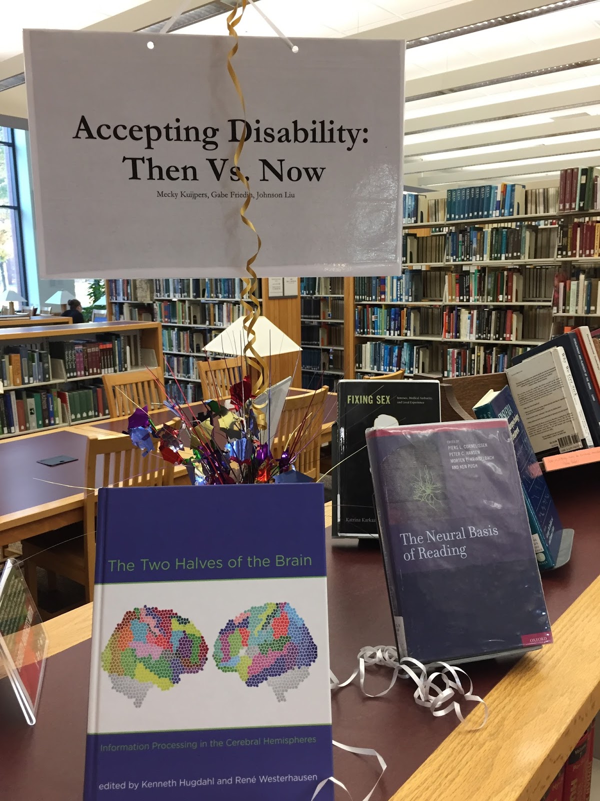 Speaking of Science : Displays - Library Resources for Peter Jobson's ...