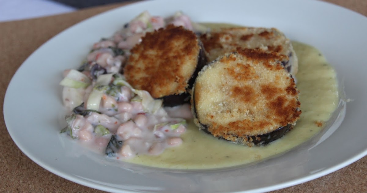 Vegan kochen: Aubergine - paniert