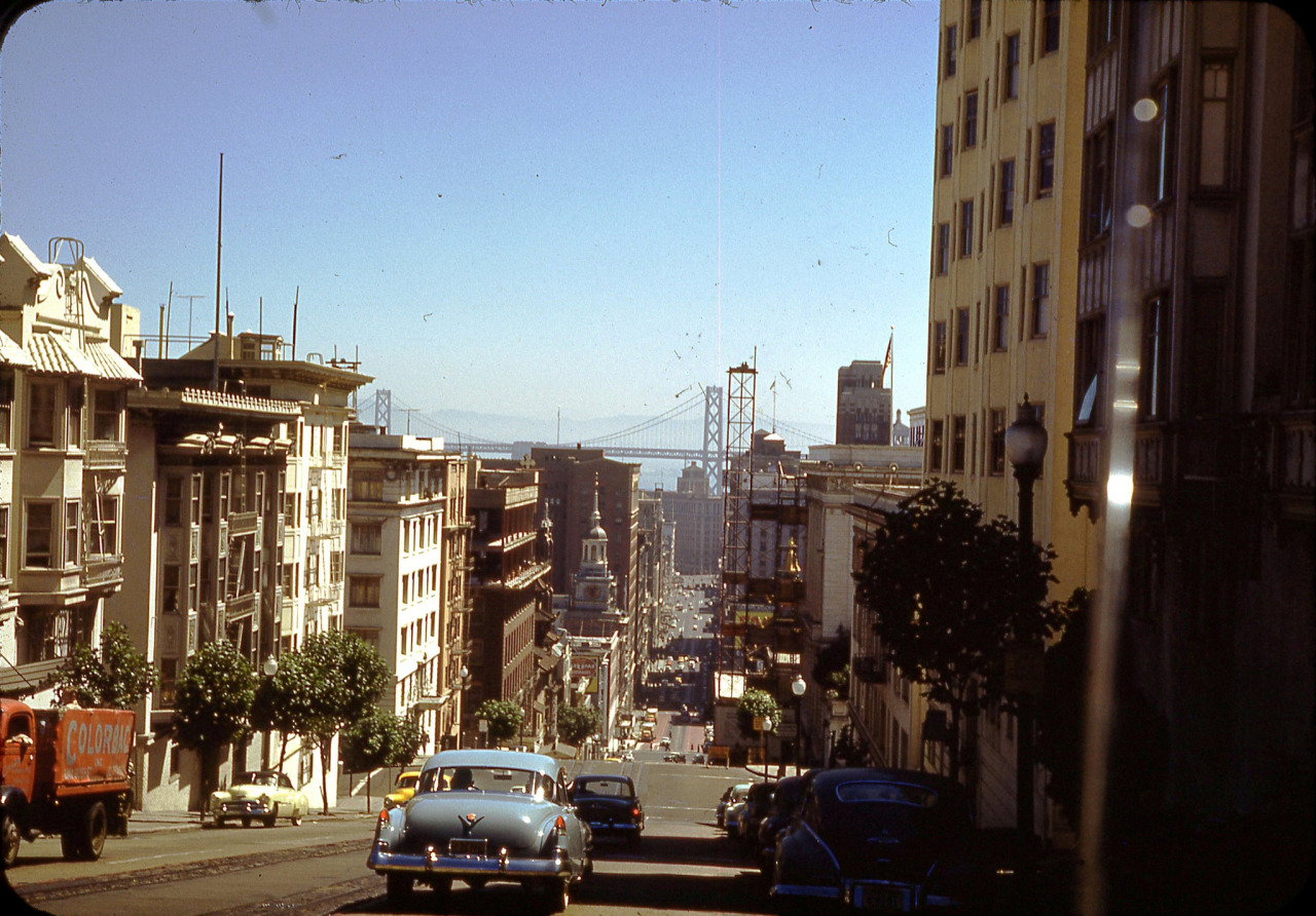 Wonderful Color Photographs of Streets of San Francisco in the 1950s ...