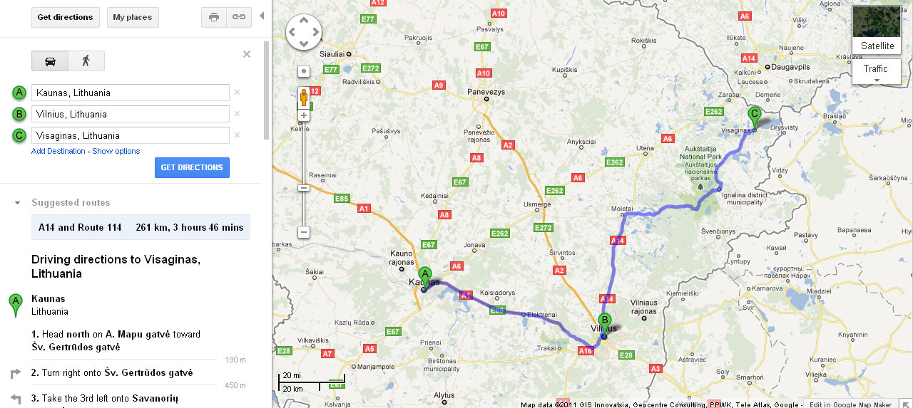 Trip to Lithuania.: Travelling to Visaginas, Lithuania.