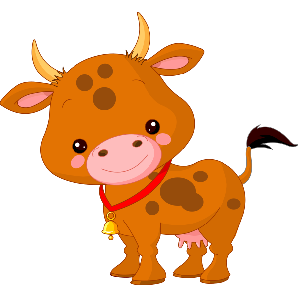 Cute Little Cow | Symbols & Emoticons