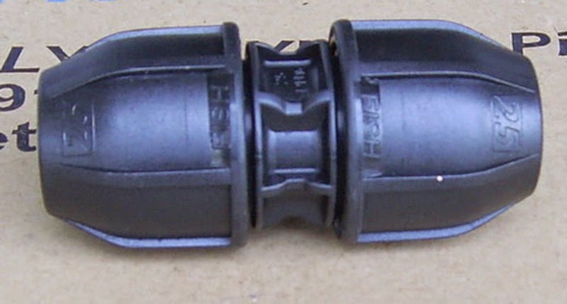 FISH COMPRESSION FITTING:pipa hdpe untuk air dan gas