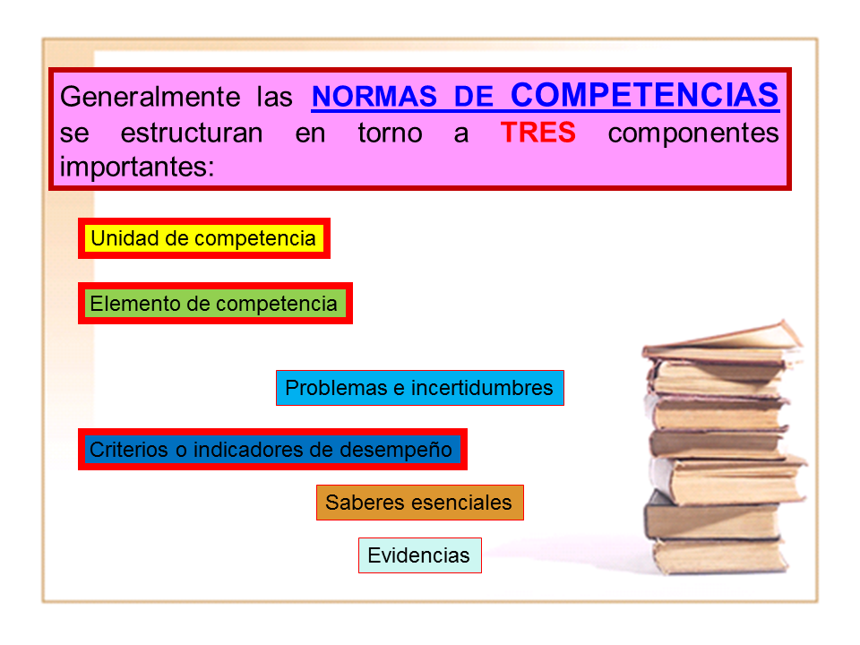 Didactica por Competencias: ESTRUCTURA DE UNA COMPETENCIA